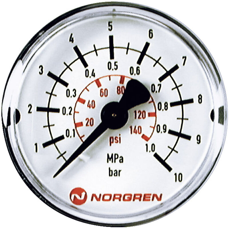 IMI NORGREN Manometer 18-015-889 Anschluss (Manometer): Rückseite 0 bis ...