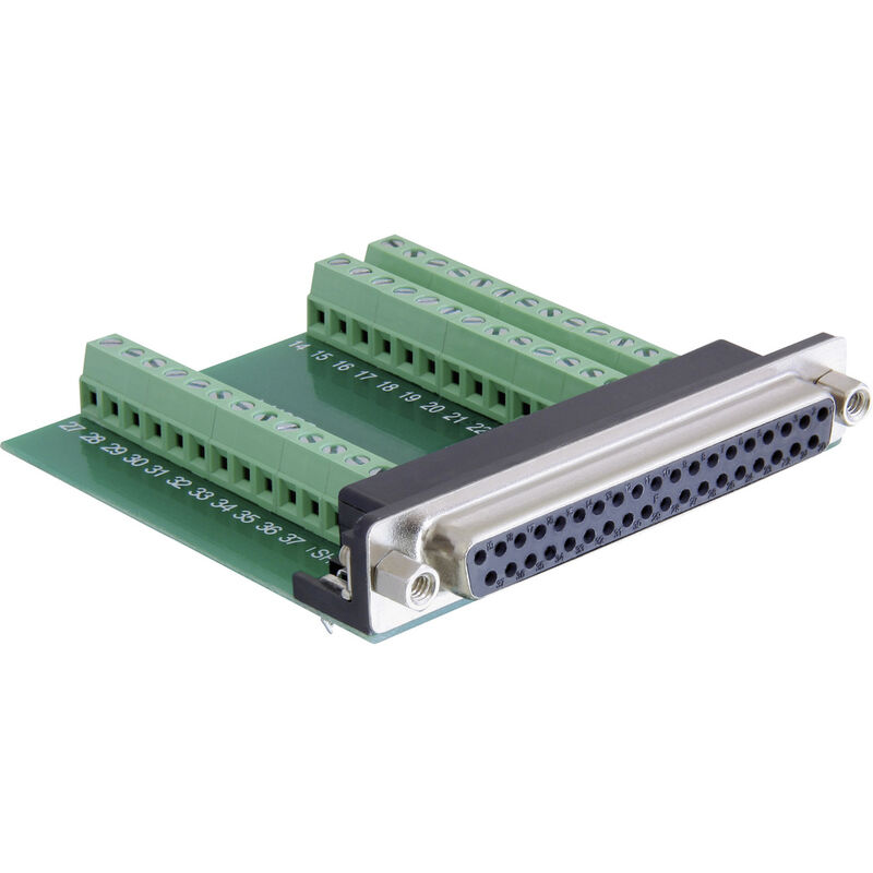 Delock 65319 D-SUB Buchsenleiste 180 ° Polzahl: 37, 39 1 St.