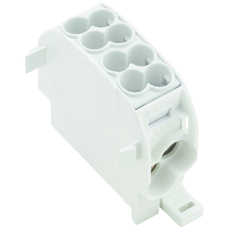 Verteilerblock WPD 201 4X25/4X16 BK 2731260000 Grau Weidmüller 1 St.