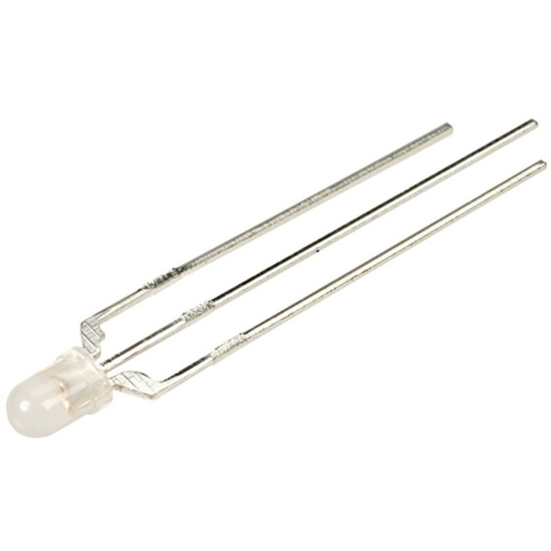 Kingbright LED mehrfarbig Rot, Grün Rund 3 mm 50 mcd 60 ° 30 mA, 25 mA ...