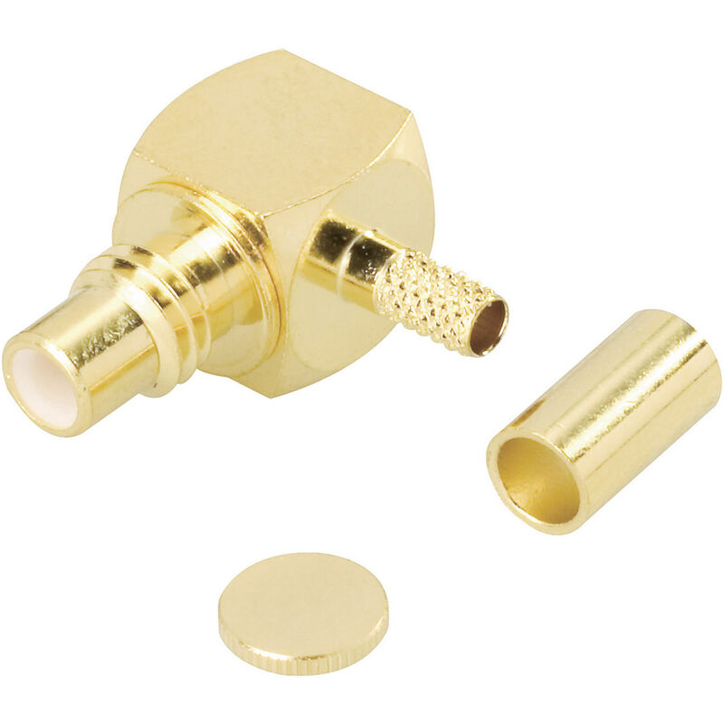 TRU COMPONENTS 1579426 SMC-Steckverbinder Stecker, gewinkelt 75 Ω 1 St.