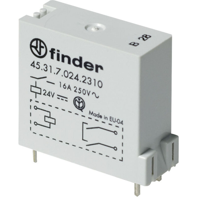 Finder 45.31.7.024.0310 Printrelais 24 V/DC 16 A 1 Schließer 1 St.