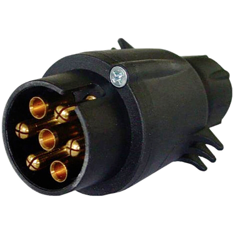 IWH 010206 Anhänger Stecker [Steckdose 7polig - Stecker 7polig] Kunststoff