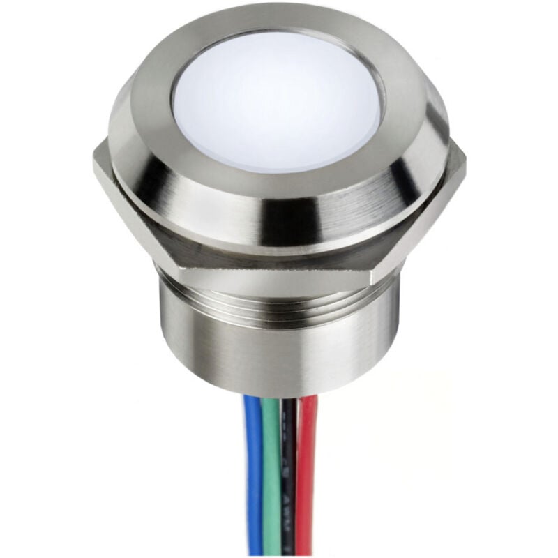 APEM Q22F1CXXW24E LED-Signalleuchte Weiß Flush 150 mcd