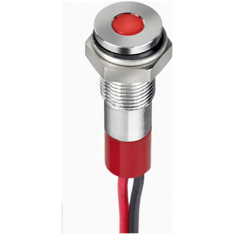 APEM Q6F3CXXR24E LED-Signalleuchte Rot Flush 10 mcd