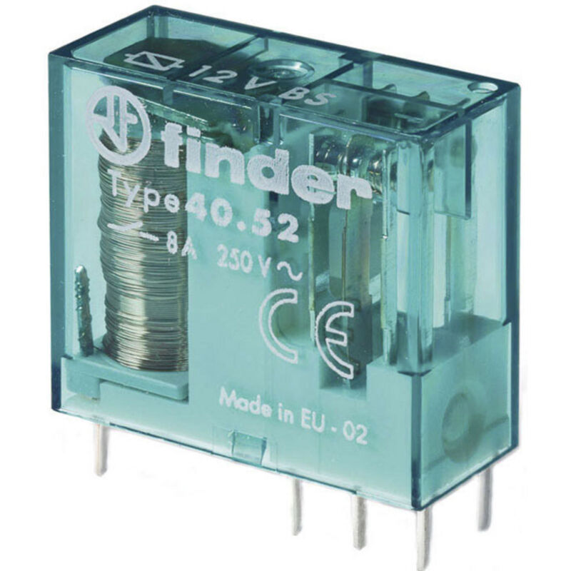 Finder 40.52.6.024.0000 Printrelais 24 V/DC, 24 V/AC 8 A 2 Wechsler 1 St.