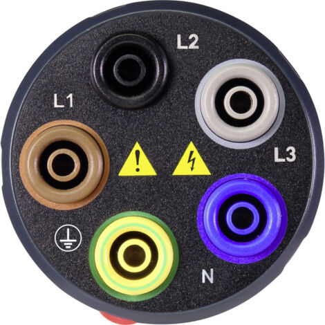 VOLTCRAFT VMA-3L 16 Messadapter CEE-Stecker 16 A 5polig - Buchse 4 mm ...