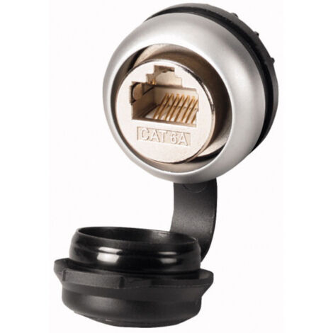 Eaton M22-RJ45-CAT6A RMQ Titan Einbaubuchse EP-400122 RJ45 ...