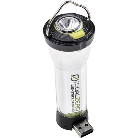 Goal Zero 32005 Lighthouse Micro Flash LED Camping-Leuchte 150 lm akkubetrieben 68 g Schwarz, Gelb