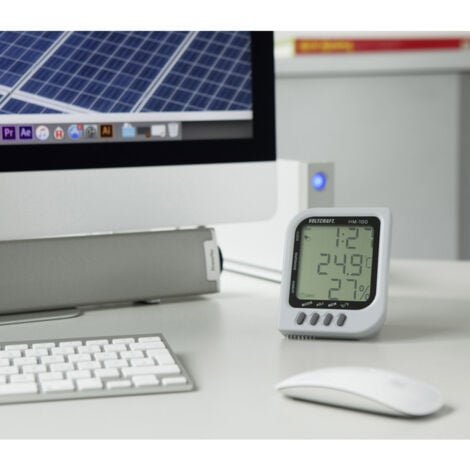 VOLTCRAFT HM-100 Luftfeuchtemessgerät (Hygrometer) 20 % rF 90 % rF
