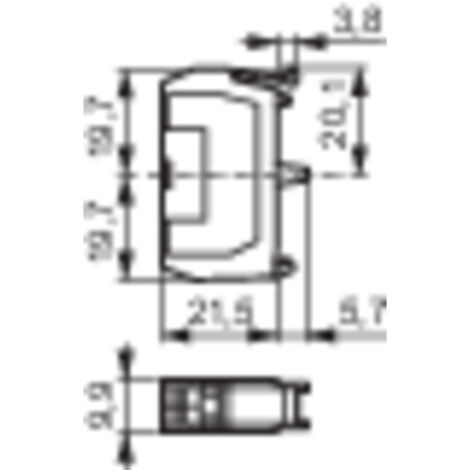 BACO 33E10 Kontaktelement 1 Schließer tastend 600 V 1 St.