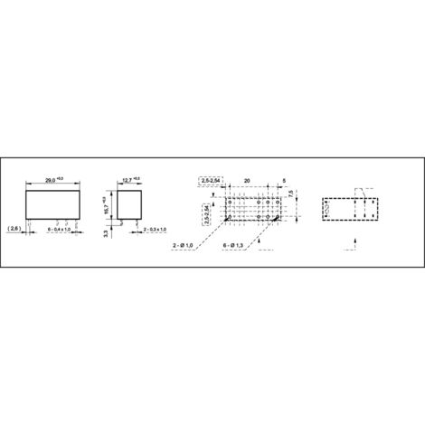 Fujitsu FTR-K1CK024W Printrelais 24 V/DC 16 A 1 Wechsler 1 St.