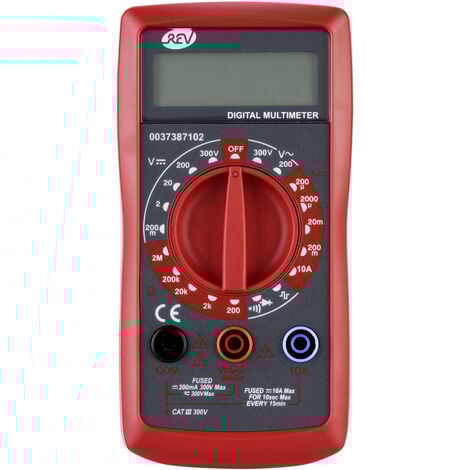 REV Digital Hand-Multimeter digital CAT III