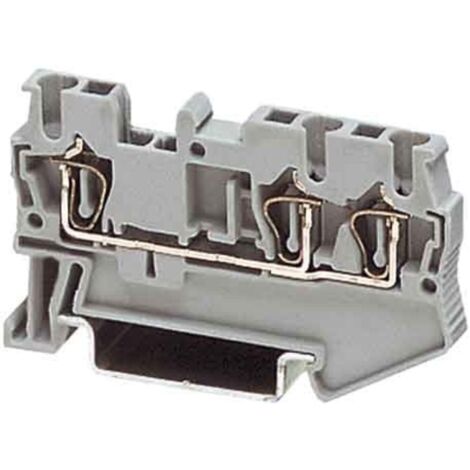 Phoenix Contact 3031241 Durchgangsreihenklemme 5.2 mm Zugfeder Grau 50 St.