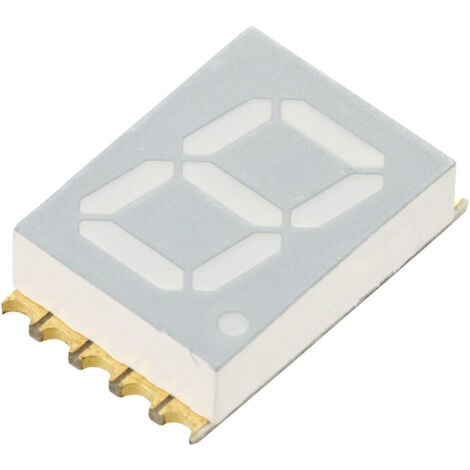 TRU COMPONENTS SMD-LED Gelb 10 mcd Einzelziffer-Display