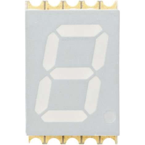 TRU COMPONENTS SMD-LED Gelb 10 mcd Einzelziffer-Display