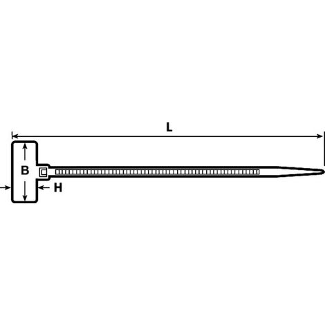 HellermannTyton 111-81919 IT18FL-PA66-NA-C1 Leitermarkierer Beschriftungsfläche: 20.5 x 9 mm Natur