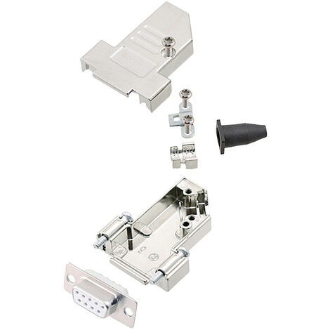 encitech DTSL09-SJSRG-S-DBS-W-K 6355-8090-11 D-SUB Buchsenleisten-Set 45 ° Polzahl: 9 Lötkelch 1 St.