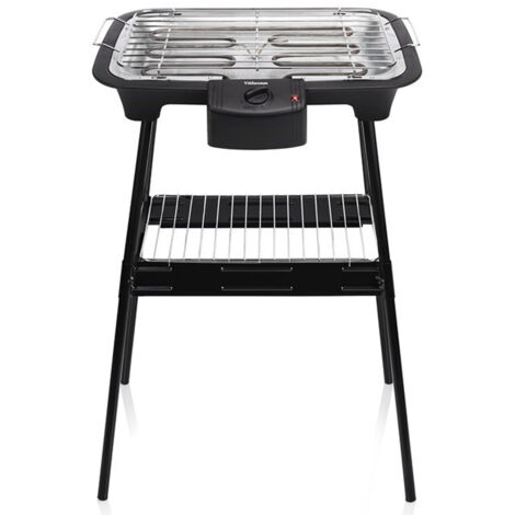 Tristar BQ-2883 Elektro Standgrill mit Standfuß Schwarz