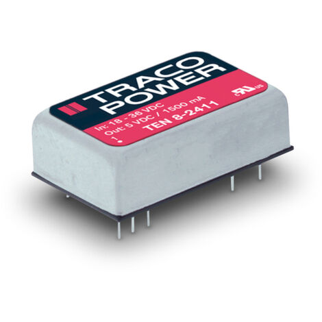 TracoPower TEN 8-1212 DC/DC-Wandler, Print 12 V/DC 12 V/DC 665 mA 8 W Anzahl Ausgänge: 1 x Inhalt 1