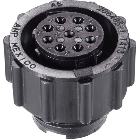 TE Connectivity 205842-1 Rundstecker Stecker, gerade Gesamtpolzahl: 63 ...