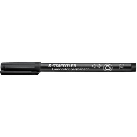 Staedtler Lumocolor permanent M DRY SAFE 317-9 Permanentmarker Schwarz ...