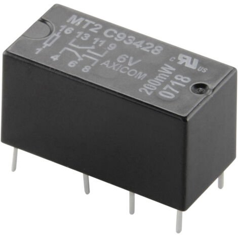 TE Connectivity C93418 Printrelais 12 V/DC 2 A 2 Wechsler 1 St.