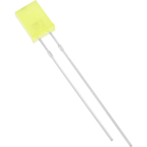 HuiYuan 2534Y1D-KHC-E LED bedrahtet Gelb Rechteckig 2 x 5 mm 750 mcd ...