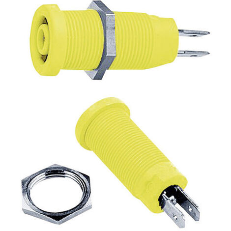 Stäubli XEB-1R Sicherheits-Laborbuchse Buchse, Einbau vertikal Stift-Ø ...