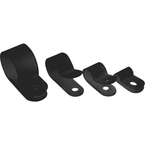 HellermannTyton H5P-HS-BK Befestigungsschelle schraubbar 211-60004 Bündel-Ø-Bereich 9.50 mm (max) h