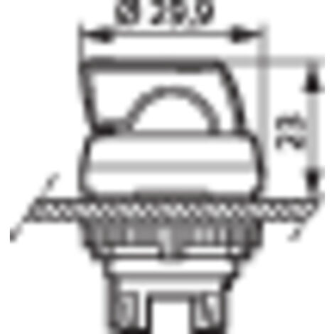 BACO 224052 L21ME20 Wahltaste Frontring Kunststoff, verchromt Grün 2 x ...