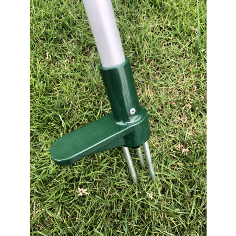 Basetech BT-1620658 Unkrautstecher mit Fußtrittplatte, T-Griff