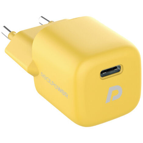 RealPower PB-10000 Power Pack Powerbank 10000 mAh Li-Ion USB, USB-C® Gelb