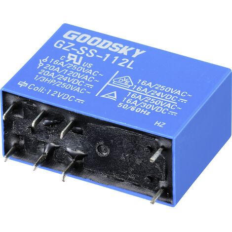 GoodSky GZ-SS-112L Printrelais 12 V/DC 20 A 1 Wechsler 1 St. Tube