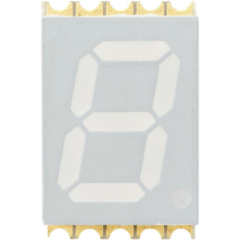TRU COMPONENTS SMD-LED Gelb 16 mcd Einzelziffer-Display