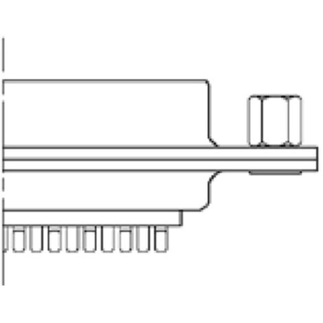 encitech DB09-SP-J 2101-0182-01 D-SUB Stiftleiste 180 ° Polzahl: 9 ...