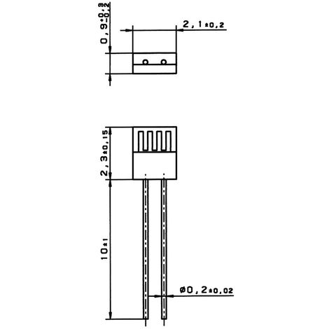 Yageo Nexensos 32208571 M222 PT1000 Temperatursensor -70 bis +500 °C ...