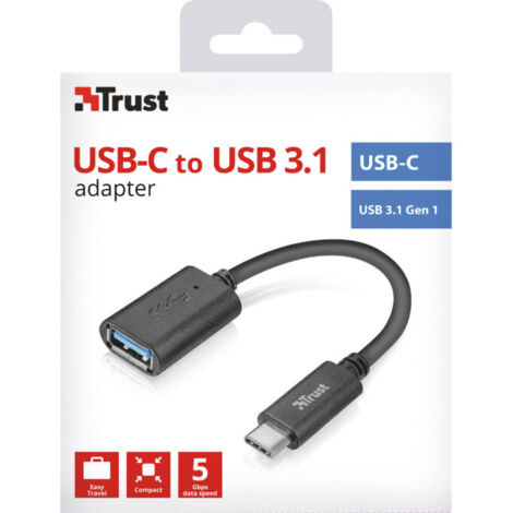 Trust USB 2.0 Adapter [1x USB-C® Stecker - 1x USB 3.2 Gen 1 Buchse B ...