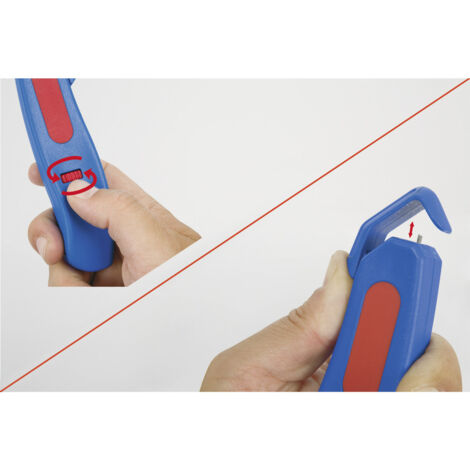 WEICON TOOLS 50055328 S 4-28 Abisoliermesser Geeignet für Rundkabel 4 ...