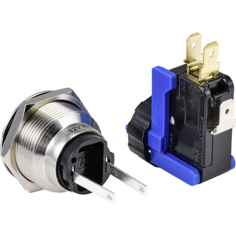 TRU COMPONENTS TC-9201352 Drucktaster 250 V 15 A 1 x Ein/Aus tastend ...