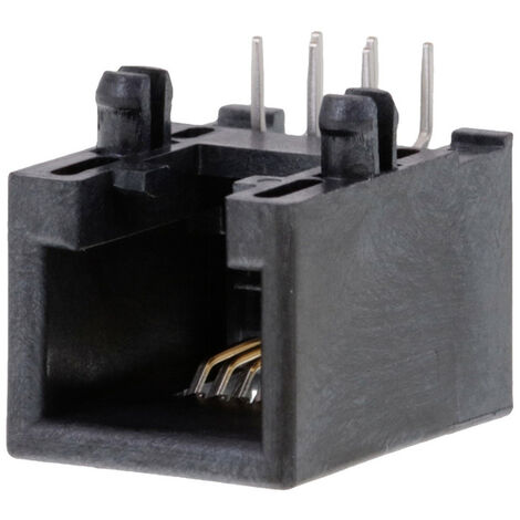Molex Cat 3 Mod Jack/Plug 955012661 Buchse Schwarz 1 St.