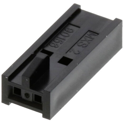 Molex Buchsengehäuse-Kabel Polzahl Gesamt 2 Rastermaß: 2.54 mm 901560142 1 St. Bag