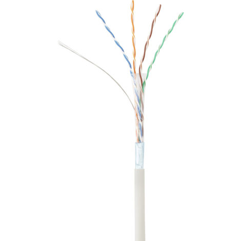 Renkforce RF-4724272 RJ45 Netzwerkkabel, Patchkabel CAT 5e F/UTP 0.50 m Grau mit Rastnasenschutz 1 S