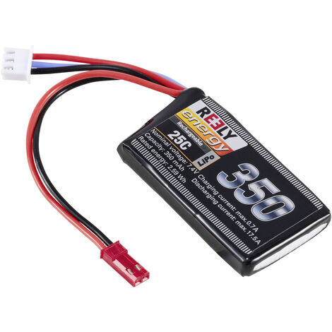 Reely Modellbau-Akkupack (LiPo) 7.4 V 350 mAh Zellen-Zahl: 2 25 C ...