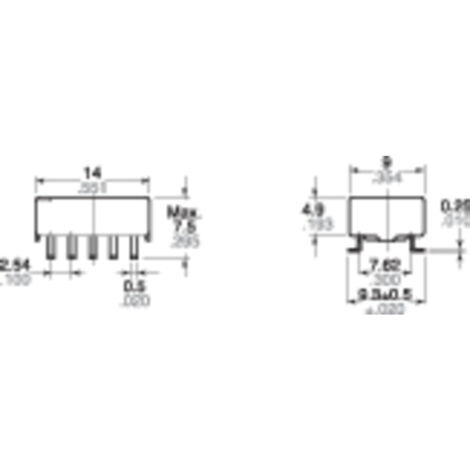Panasonic TQ2SA5 SMD-Relais 5 V/DC 2 A 2 Wechsler 1 St.