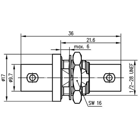Telegärtner 100027518 100027518 BNC-Durchführung BNC-Buchse - BNC ...