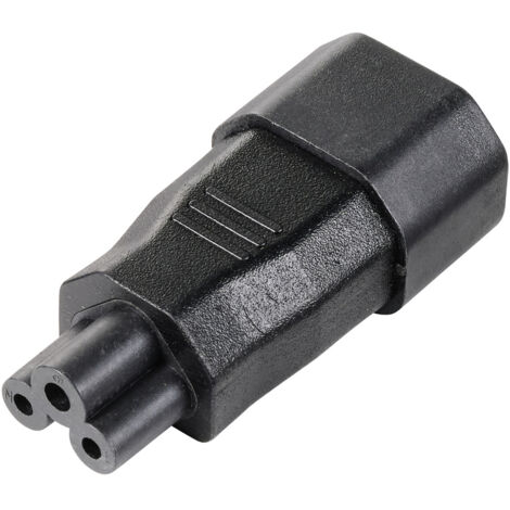 TRU COMPONENTS Netz-Adapter Kaltgeräte-Stecker C14 - Kleeblatt-Buchse ...