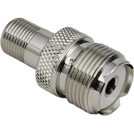 TRU COMPONENTS 1577810 UHF-Adapter UHF-Buchse - F-Buchse 1 St.