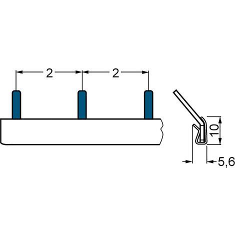 Siemens 5ST37651 Sammelschiene 63 A