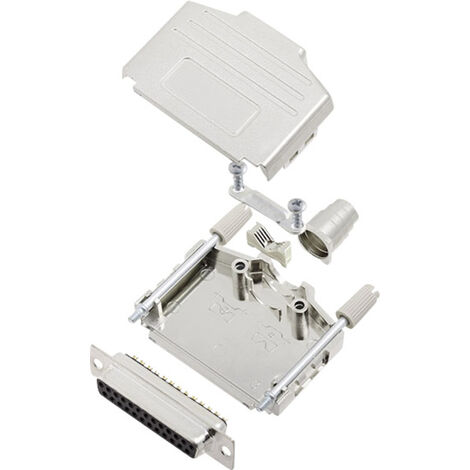encitech DPPK25-M-DBS-K 6355-0004-13 D-SUB Buchsenleisten-Set 180 ° Polzahl: 25 Lötkelch 1 Set